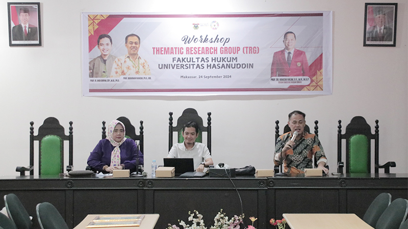 Fakultas Hukum Unhas gelar Workshop Thematic Research Group